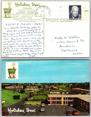 Holiday Inn Springfield MO Postcard | eBay