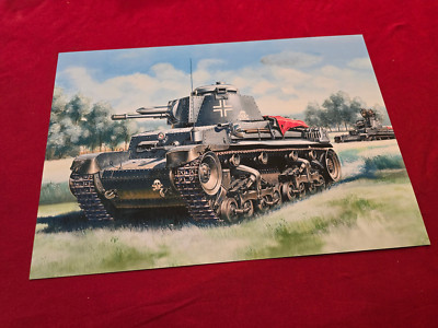 WEHRMACHT PANZER TANK w ID MARKER German Poster Print WW2 WWII | eBay