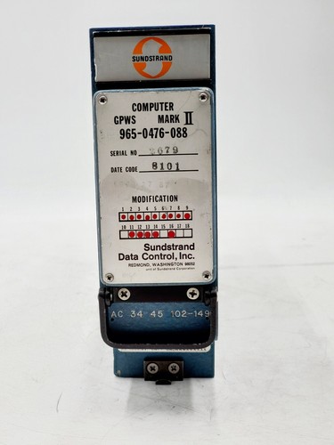 Sundstrand GPWS Mark II Computer - PN: 965-0476-088 | eBay