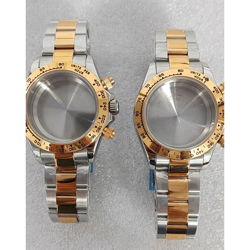Replacement 39MM Watch Case + Watch Strap Accessories for VK63 Quartz ...