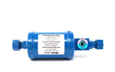 TRANS/AIR 212021 OEM 1/2" A/C RECEIVER FILTER DRIER w/SIGHT GLASS *C24 ...