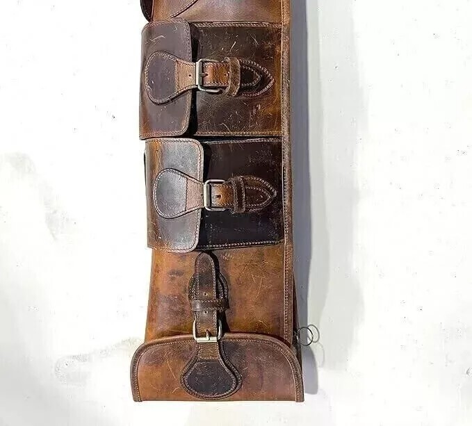 Leather Rifle Scabbard Gun Case with Adjustable Strap, 39 inch .22 ...