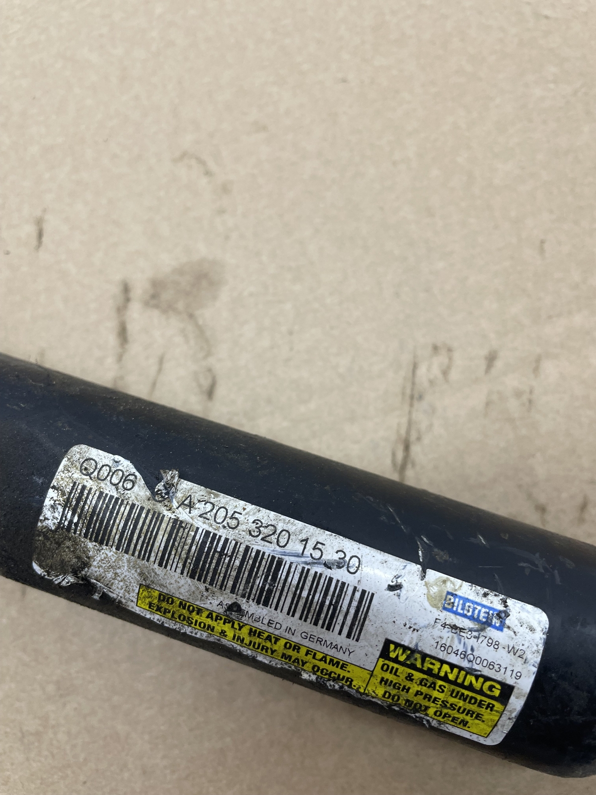 MERCEDES-BENZ C W205 Rear Left Shock Absorber 2053201530 | eBay