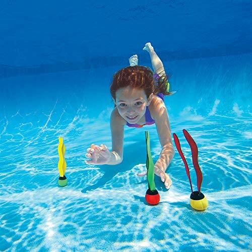 INTEX Underwater SwimmingDiving Pool Toy Sinking Fun Balls 3 Pack-Multi ...