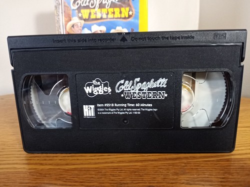 The Wiggles - Cold Spaghetti Western VHS 2004 Yellow Clamshell Sing ...