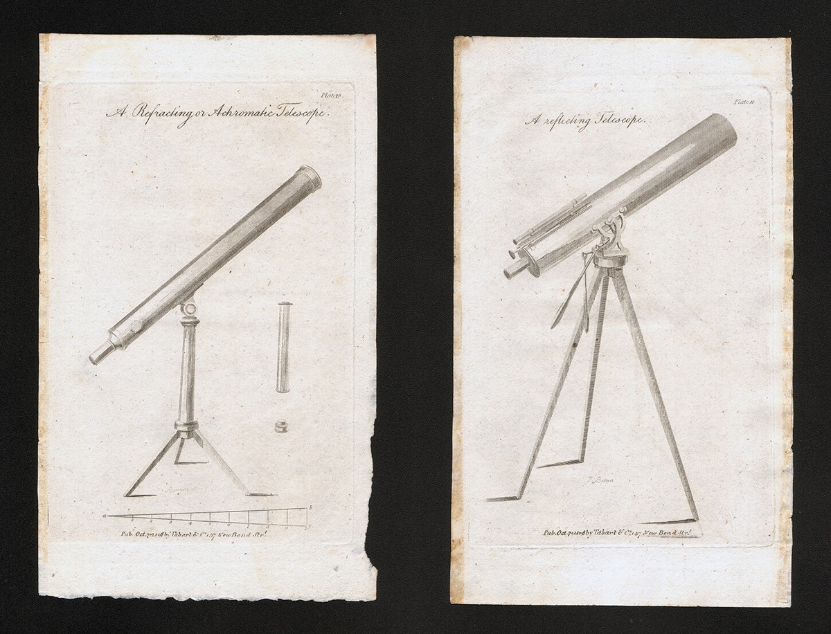 Reflecting Telescope Drawing Newton's Reflector Wikipedia