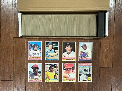 1976 Topps Baseball Complete Set 1-660 EX-MT Nice Set! Eckersley RC ...