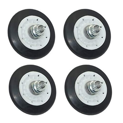 4X 4581EL3001A Dryer Drum Roller Wheel & Shaft Kit for LG Kenmore Sears ...