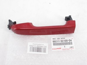 Genuine OEM Toyota 69211-06090-D0 Driver Front Door Outside Handle Red ...