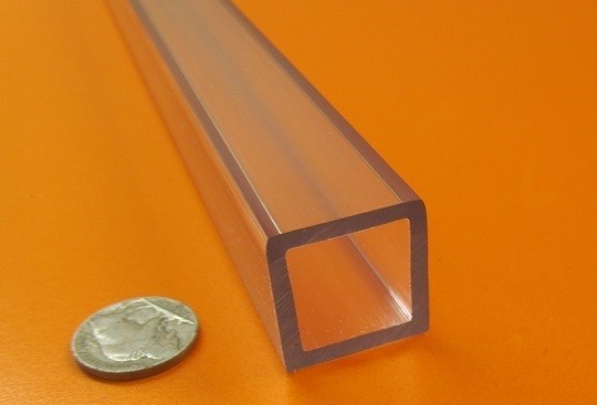 Kmac Polycarbonate Square Tube 1.0" Square x 1/8" Wall x 48"-122 | eBay