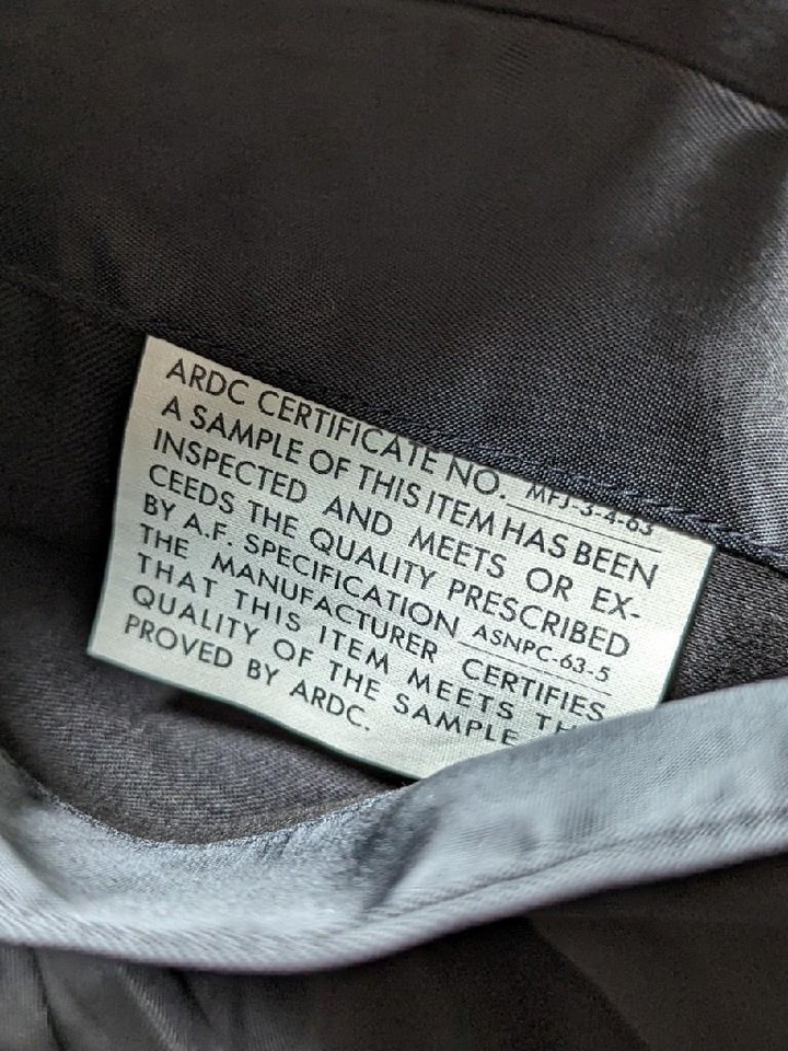 vintage MILITARY us army TUXEDO jacket black 36S uniform WWII vietnam ...