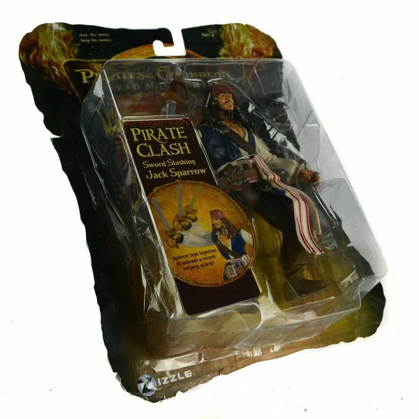 Pirates of The Caribbean Sword Slashing Jack Sparrow Dead Man's Chest ...