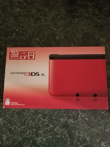 MINTY - "New" Nintendo 3DS XL - Metallic Red Console - USA English | eBay