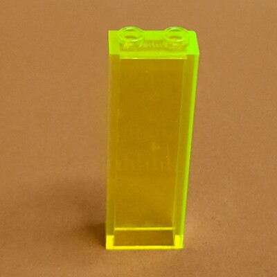 Lego Part 2454 Brick 1x2x5 35274 46212 Trans Neon Green x1 TMNT ...