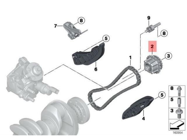 BMW 3 SERIES F30 320D M SPORT ENGINE SPROCKET 13527797906 for sale ...