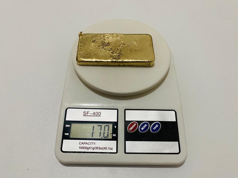 Nordic Gold One 17 Oz Hand Poured Alloy Ingot For Jewelry Making ...