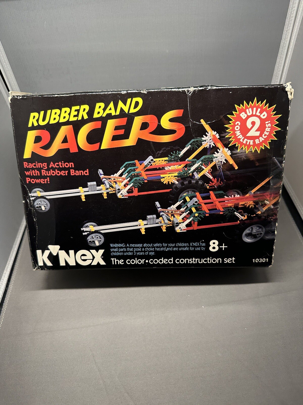 Vintage 90s 1994 K'Nex KNEX 2 Rubber Band Racers With Box (10301) Not ...
