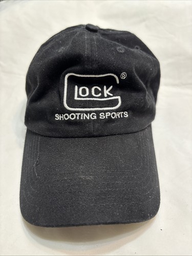 Glock Shooting Sports Logo Black Strapback Adjustable Firearms Shooting ...