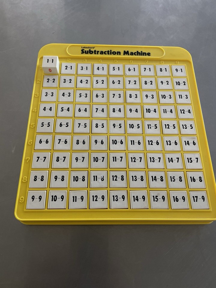 Lakeshore Learning Subtraction Math Machine Educational Aid Homeschool ...