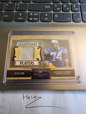 2007 Donruss Classics Legendary Players Jerseys 24/250 - Ron Mix - #LP ...
