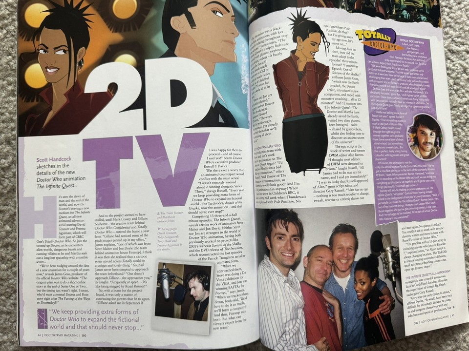 Doctor Who Magazine #380 - Freema Agyeman, David Tennant - 2007 - no cd ...