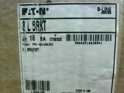 Eaton 8 L BRKT Bracket B-Line 8" (16 PCS) - New In Box | eBay