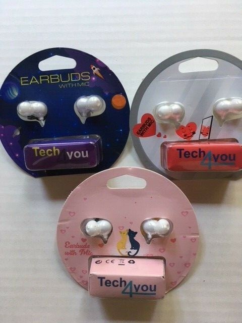 TECH 4 YOU EARBUDS WITH MIC | eBay