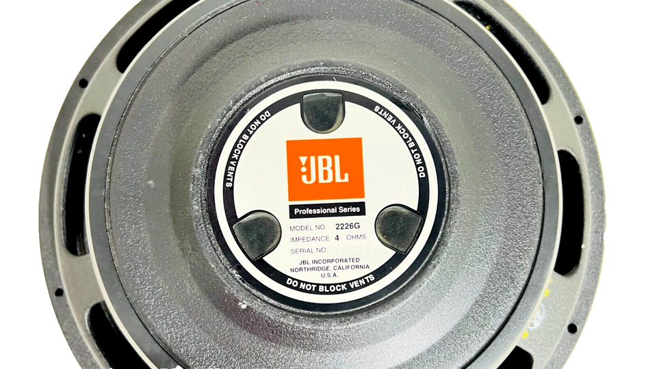 JBL 2226G 600W 4ohm Speaker Woofer #17655 (One)THS | eBay