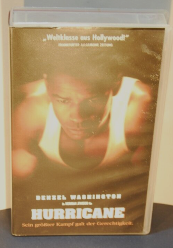 VHS - Touchstone Home Video - Hurricane - Denzel Washington (1417) | eBay.de