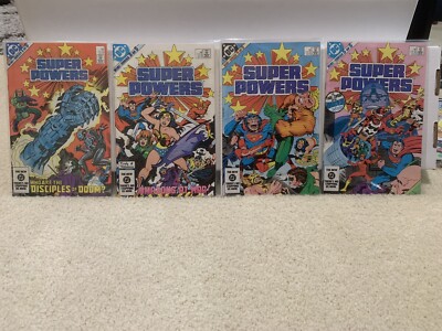 Lot Of 4, Super Powers Mini Series #1, 3,4,5 DC Comics Mini-Series ...