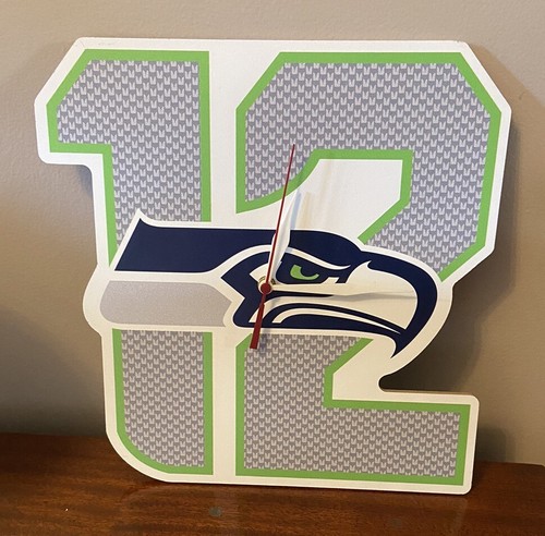 NFL Seattle Seahawks 12th Man Battery Wall Clock | eBay