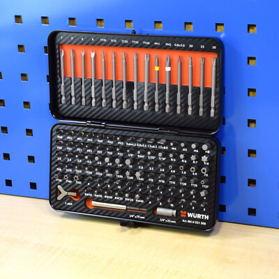 Würth Bit Set With 105 Bits In Metal Box Set Precision Mechanic Zebra ...