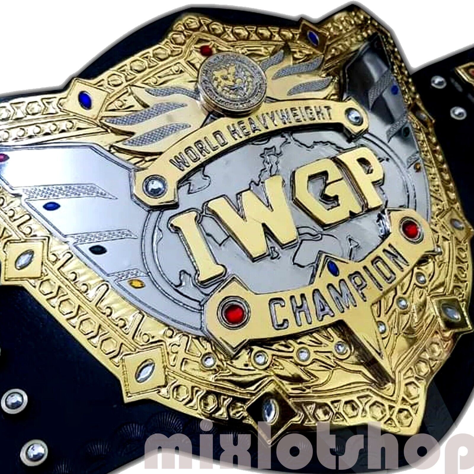 IWGP V5 Heavyweight Championship Wrestling Belt Title Zinc Dual Plated ...