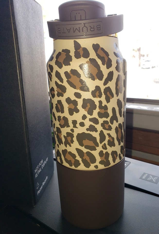 NIB BRUMATE Limited Edition Leopard Latte Rise 35 oz Krista Horton ...