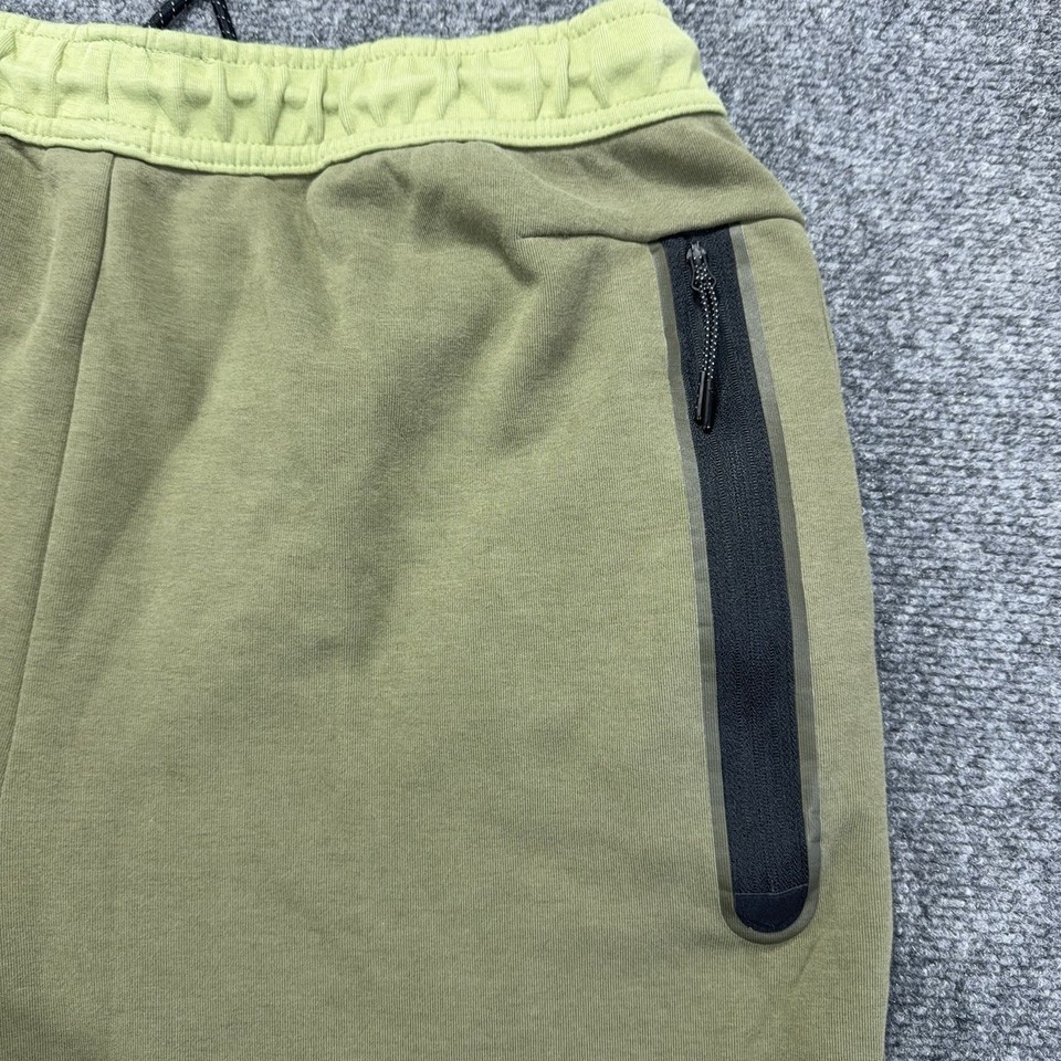 Nike Tech Fleece Jogger Pants Mens XL Tall Green Color Block CU4495-222 ...