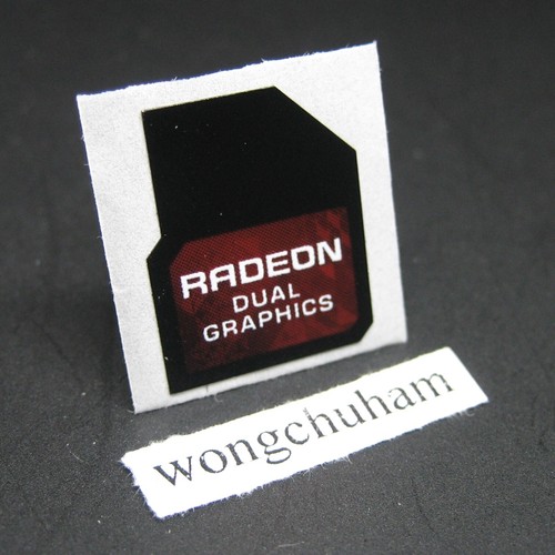 PC Notebook Sticker - Radeon Dual Graphics Sticker 13mm x 17mm ...