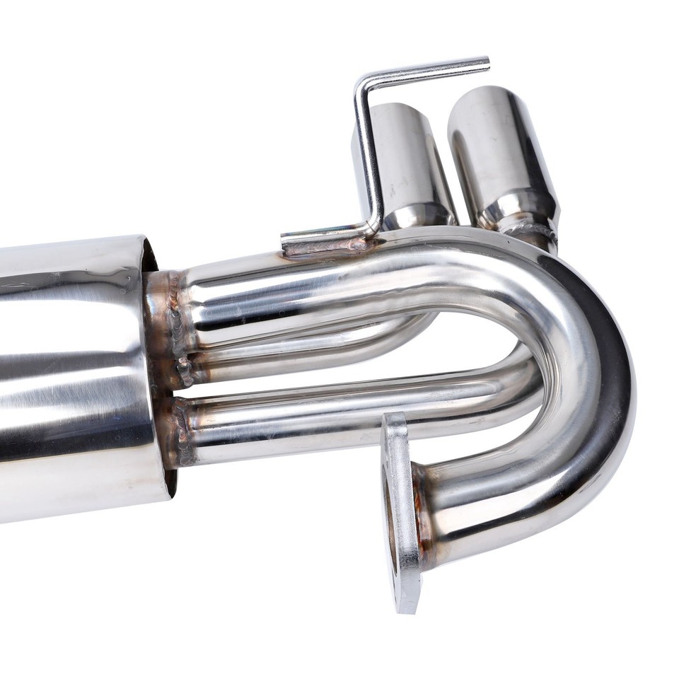 85-89 Toyota MR2 W10 AW10/AW11 4A-GZE Dual Path Catback Muffler Exhaust ...