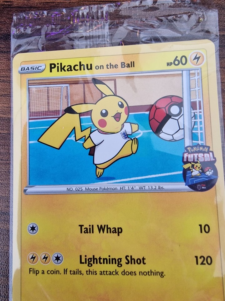 Pikachu On The Ball Promo 001/005 Sealed Pokémon TCG Pikachu Pokemon Promo | eBay