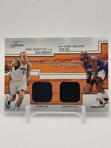 Dirk Nowitzki Karl Malone Duel HOF Patch Card | eBay