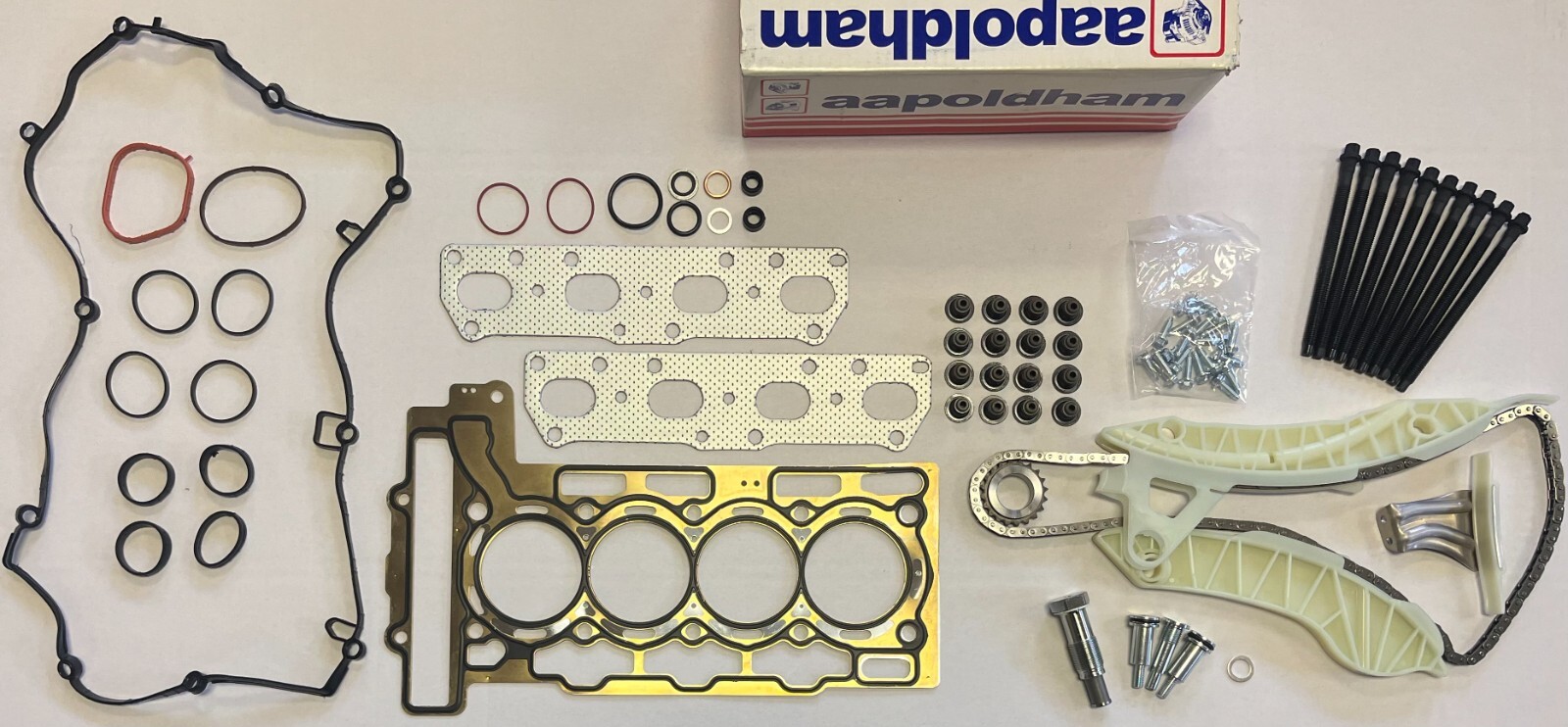 BMW MINI COOPER-S 1.6 N18B16A 2007-2015 HEAD GASKET SET BOLTS & TIMING ...