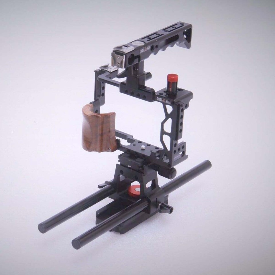 NEW SHOOTVILLA DSLR Sony a7RII a7SII a7II Video Camera Cage Shoulder ...