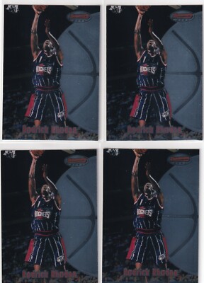 LOT (4) 1997-98 BOWMAN'S BEST RODRICK RHODES ROCKETS NBA BASKETBALL (AG ...