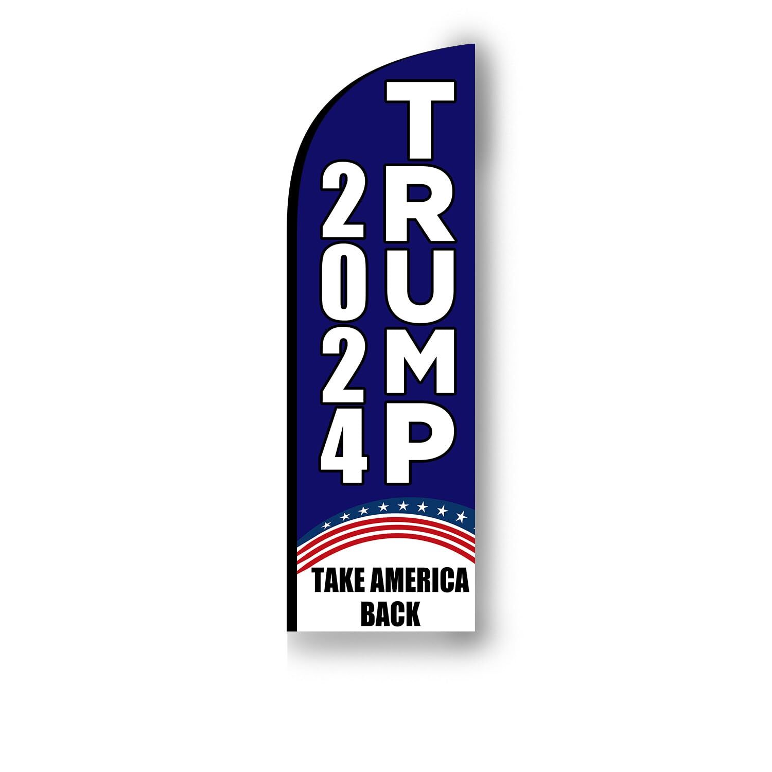 Lifesmells Trump 2024 Feather Flag, 71 Inch Trump Swooper Windless Flag Sign ... | eBay