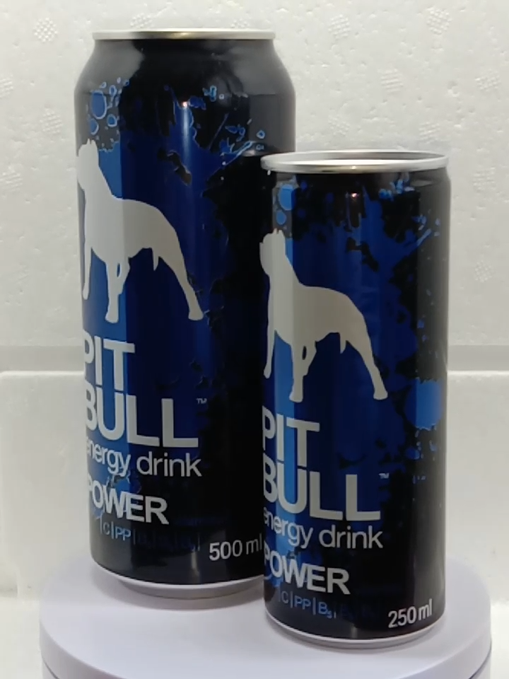 Energy Drink PIT BULL Power Empty Cans 500 & 250 ml. Ukraine 2023 - 2 ...