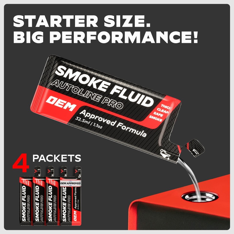 Automotive Smoke Machine 4.4oz Fluid Solution - Starter Size | Thick ...