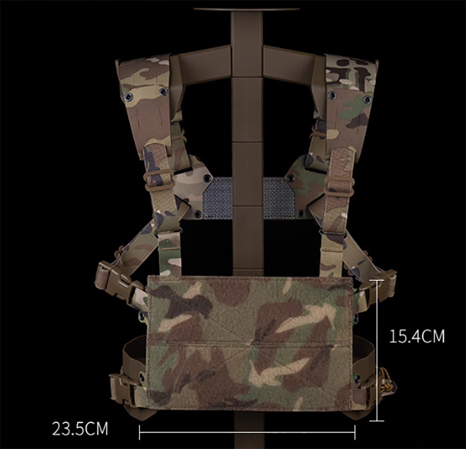 Tactical Chest Rig Wide V2 2nd DIY Lightweight Extended Front Flaps ...