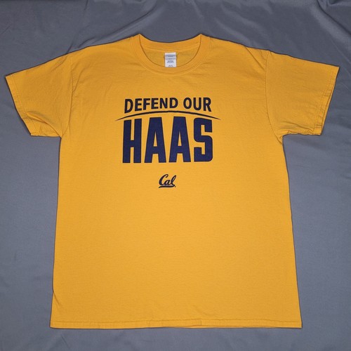 California Golden Bears Shirt Mens Large Yellow Cal Berkeley Haas ...
