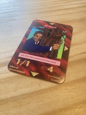 INWO Illuminati New World Order 1995 Unlimited Card Game - Al Gore ...