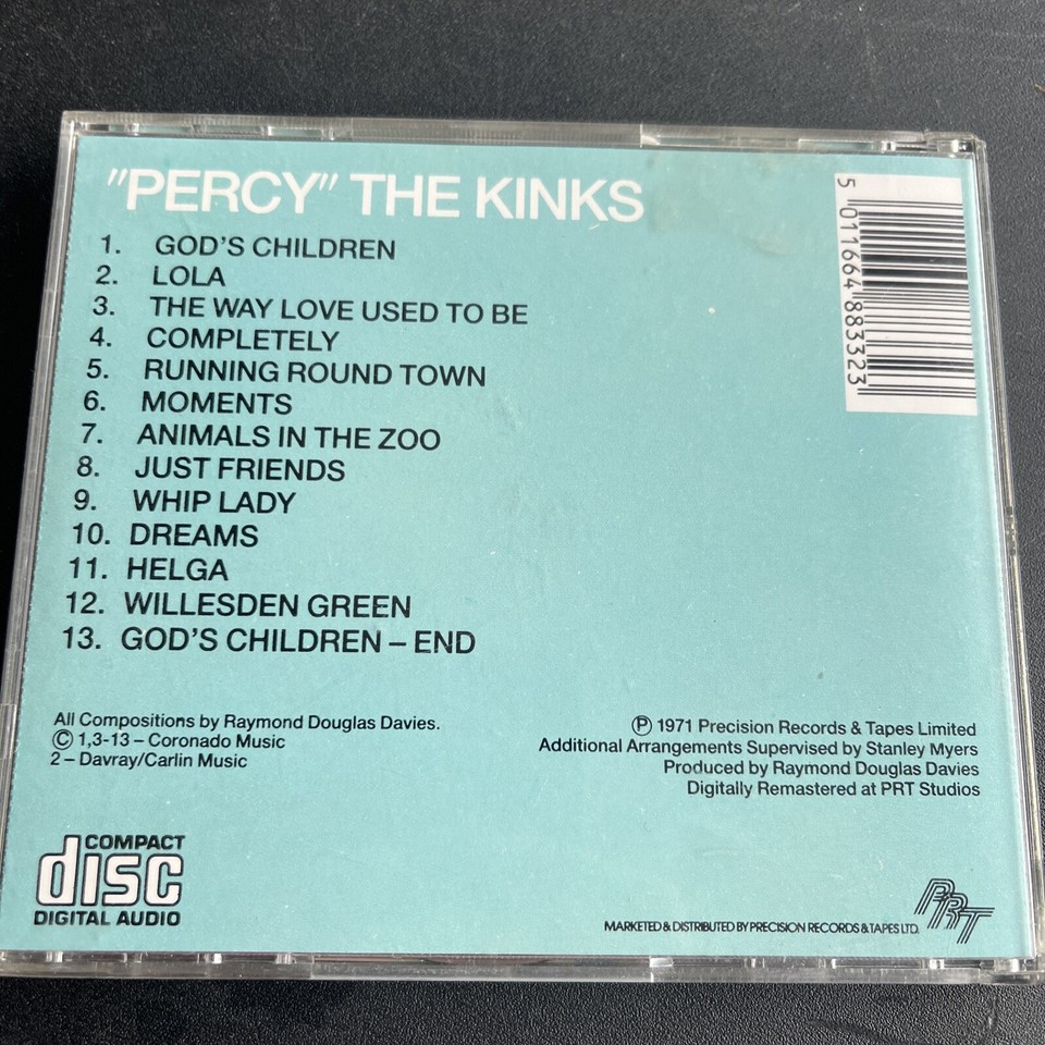 Percy Soundtrack (CD) by The Kinks | eBay
