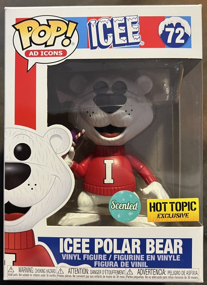 FUNKO POP VINYL AD ICONS ICEE 72 ICEE POLAR BEAR SCENTED BNIB ...